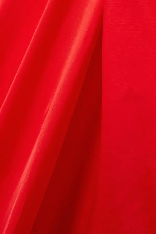 CORTANA Martina Open-back Draped Maxi Wrap Dress
