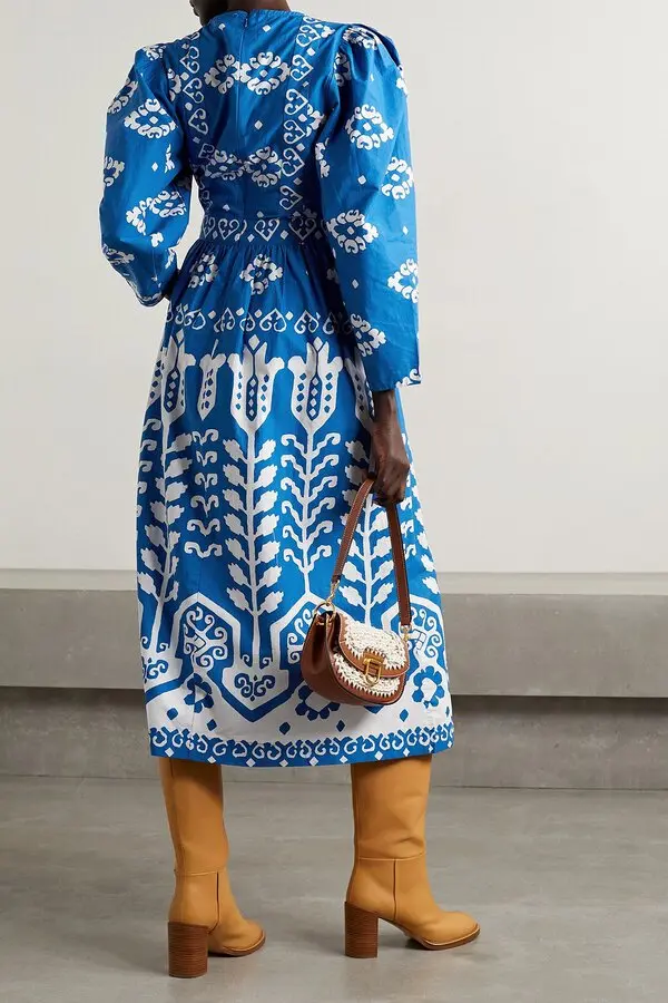 chinese dress ladies Tillie Lace Maxi Dress In Cobalt