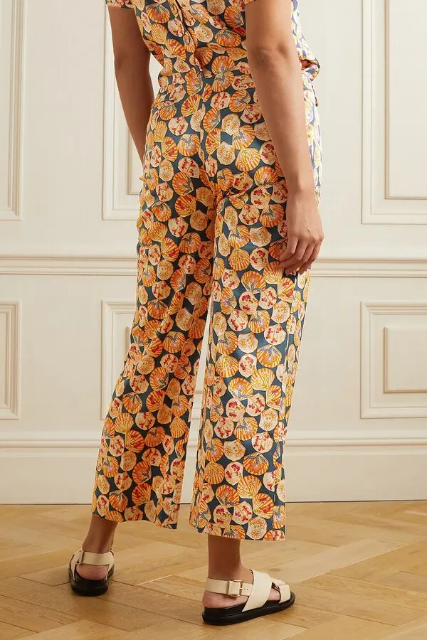 Saloni Capri Flute Printed Pants