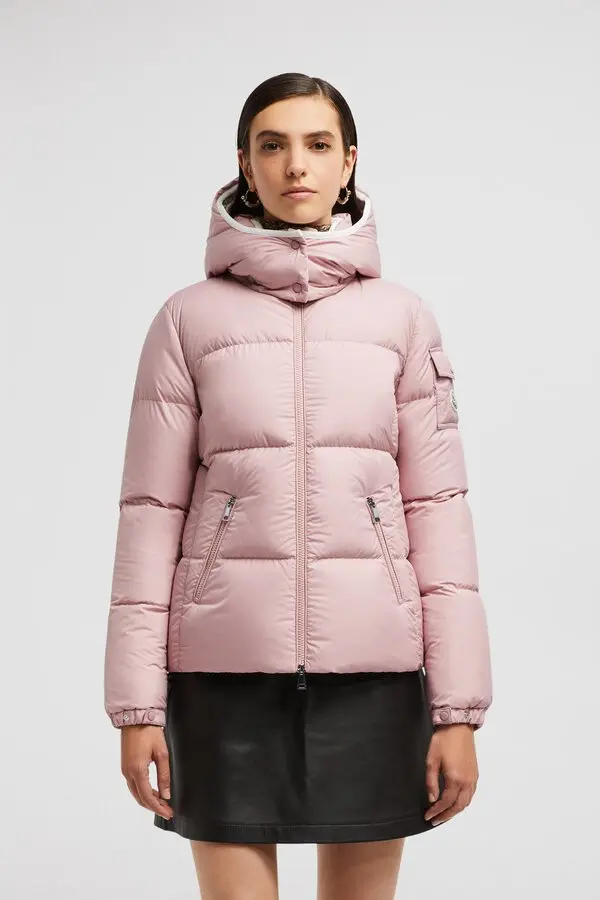 Moncler Fourmines Hooded Down Jacket - Pink | Editorialist