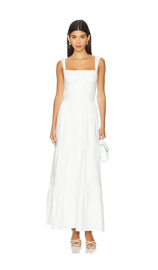 MORE TO COME Maeve Maxi Dress - White