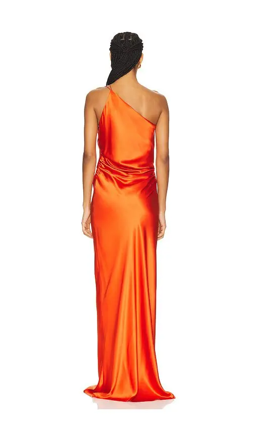 THE SEI One Shoulder Cowl Gown