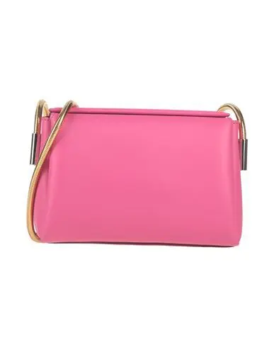 Marni Cross-body Bag In Cow Leather With Brass Hardware - Pink