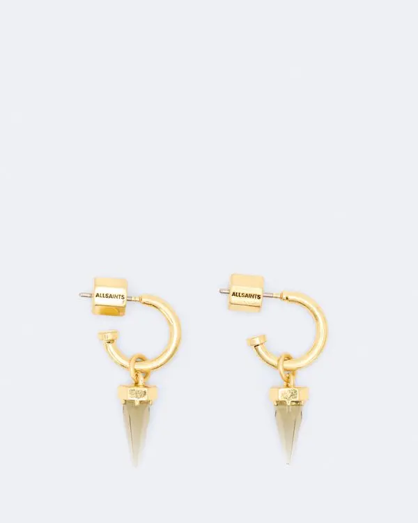 ALLSAINTS Laio Spike Hoop Earrings - Gold