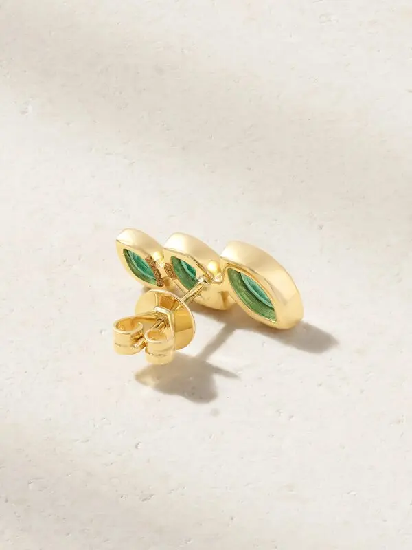 Shay 18-karat Emerald Earrings