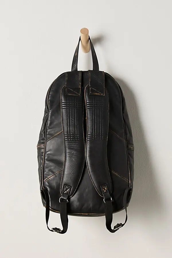 FREE PEOPLE West End Backpack - Black Leather Free People West End Backpack In Black - 70% Off | Editorialist main image 3