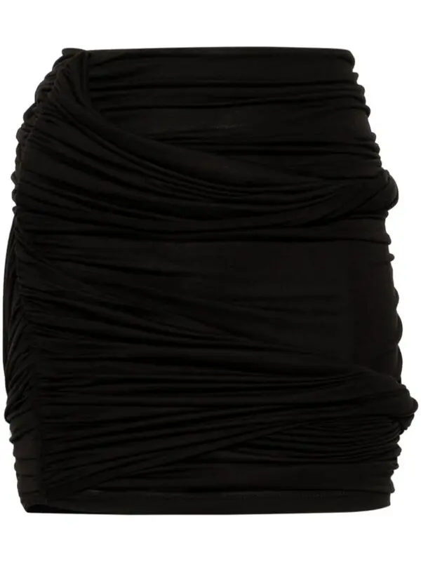 PNK Ruched Mini Skirt
