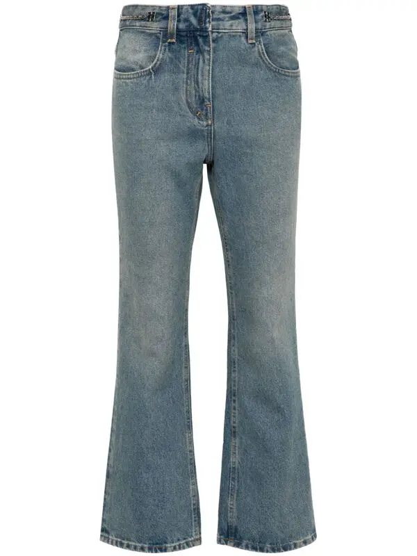Givenchy Bootcut Jeans With Chain Detail
