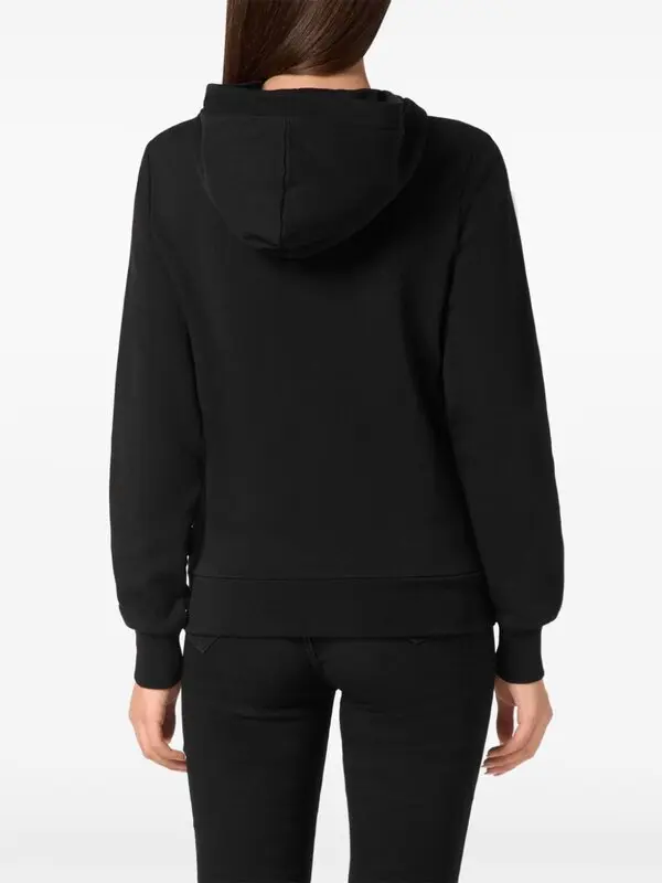 Philipp Plein Logo-plaque Hoodie - Black