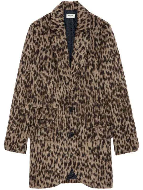 Zadig&Voltaire Leopard Print Blazer
