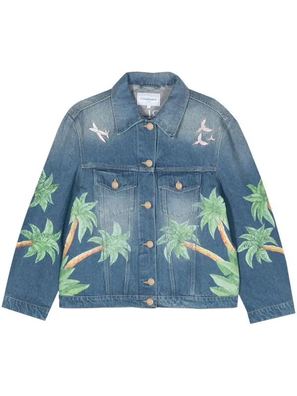 Casablanca Tennis Club Denim Jacket