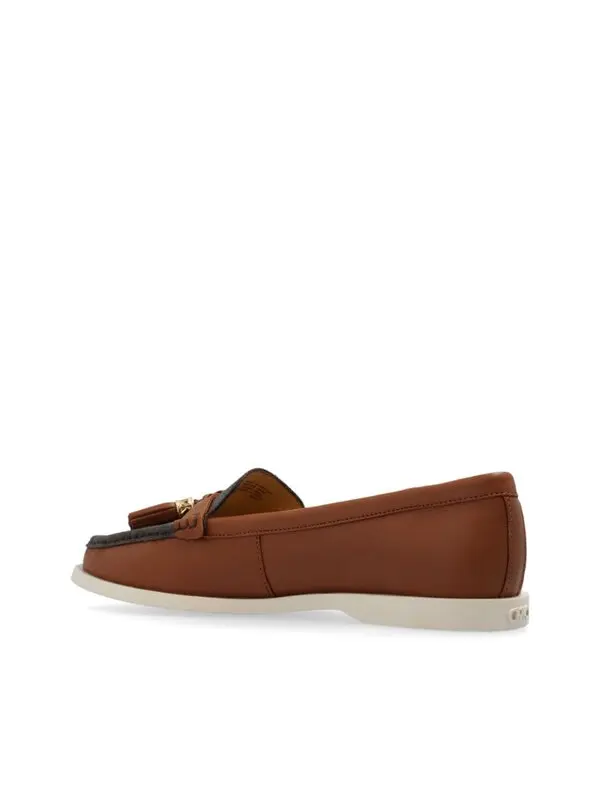 Michael Kors Kiernan Jacquard-motif Loafers - Brown