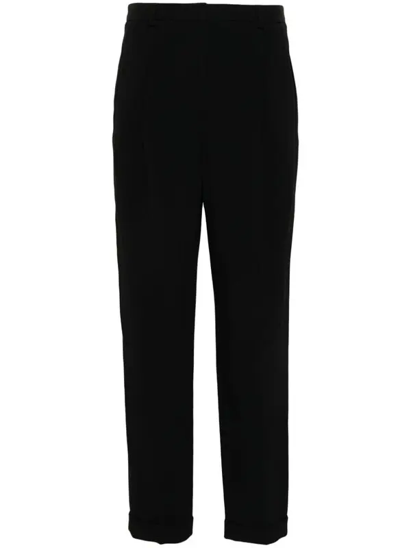 Giorgio Armani Straight-leg Cady Trousers