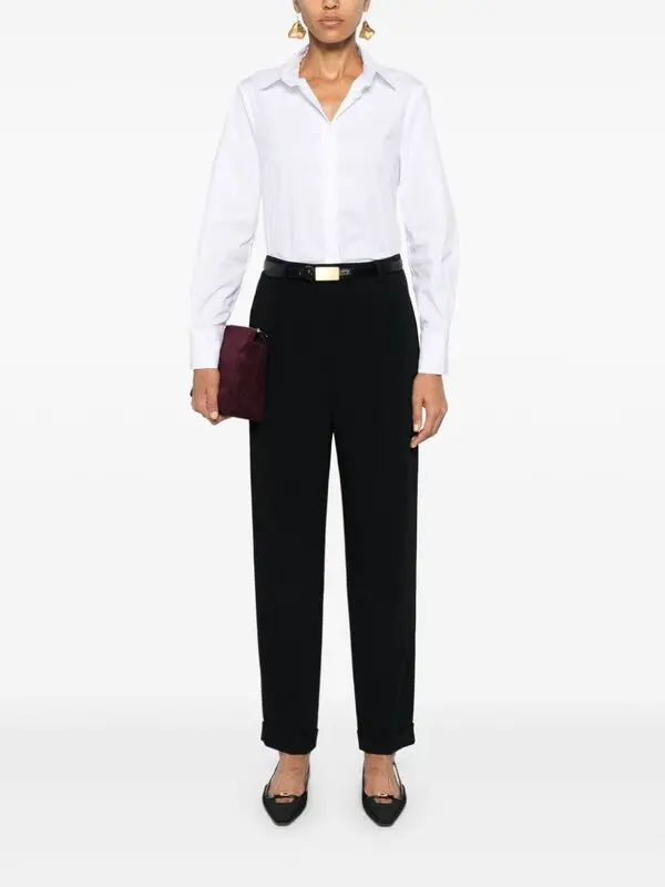 Giorgio Armani Straight-leg Cady Trousers