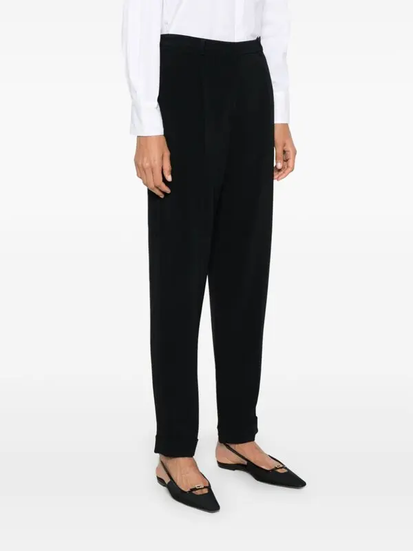 Giorgio Armani Straight-leg Cady Trousers