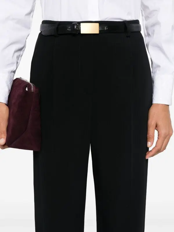 Giorgio Armani Straight-leg Cady Trousers