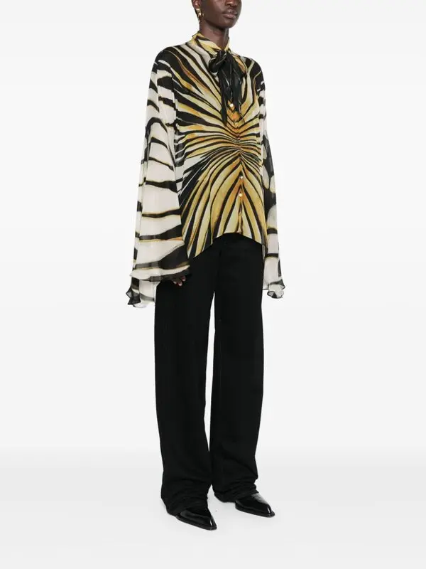 Roberto Cavalli Abstract-print Shirt