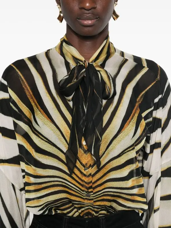Roberto Cavalli Abstract-print Shirt