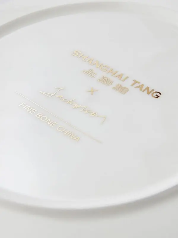 Shanghai Tang X Jacky Tsai Large Peony Plate