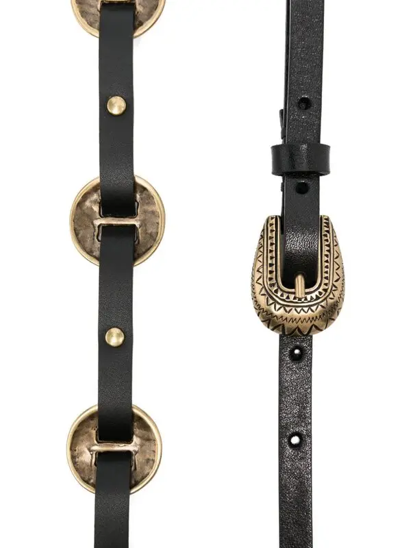 Pinko Decorative-buckles Belt - Black