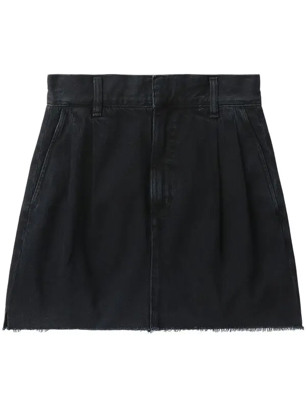 AGOLDE Becker Mini Skirt - Black