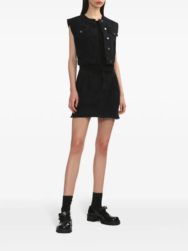 AGOLDE Becker Mini Skirt - Black