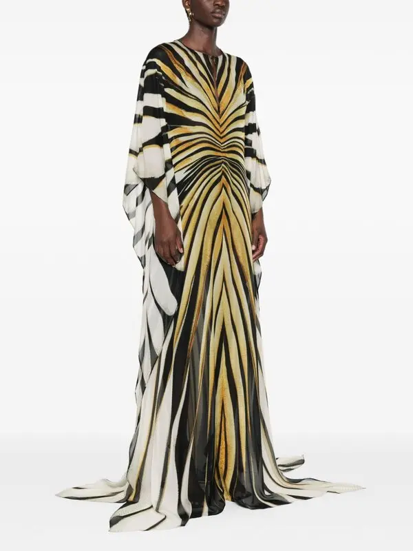 Roberto Cavalli Silk Kaftan Dress