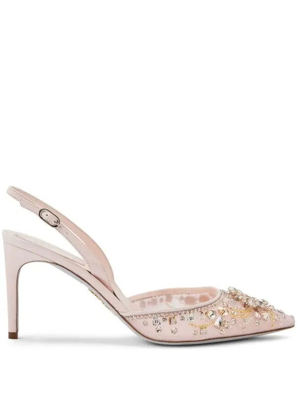 Rene Caovilla 75mm Cinderella Pumps