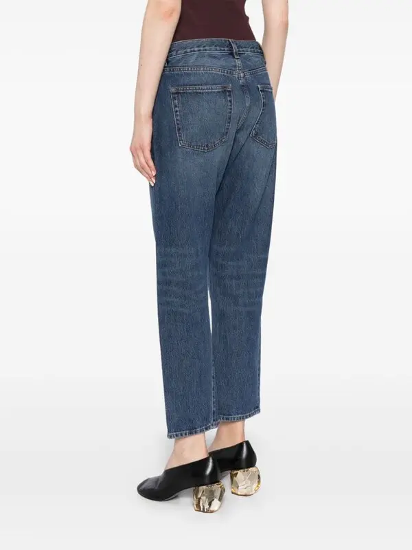 TOTEME Twisted-seam Straight-leg Jeans