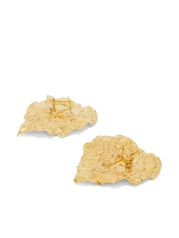 JIL SANDER Leaf Pendant Earrings