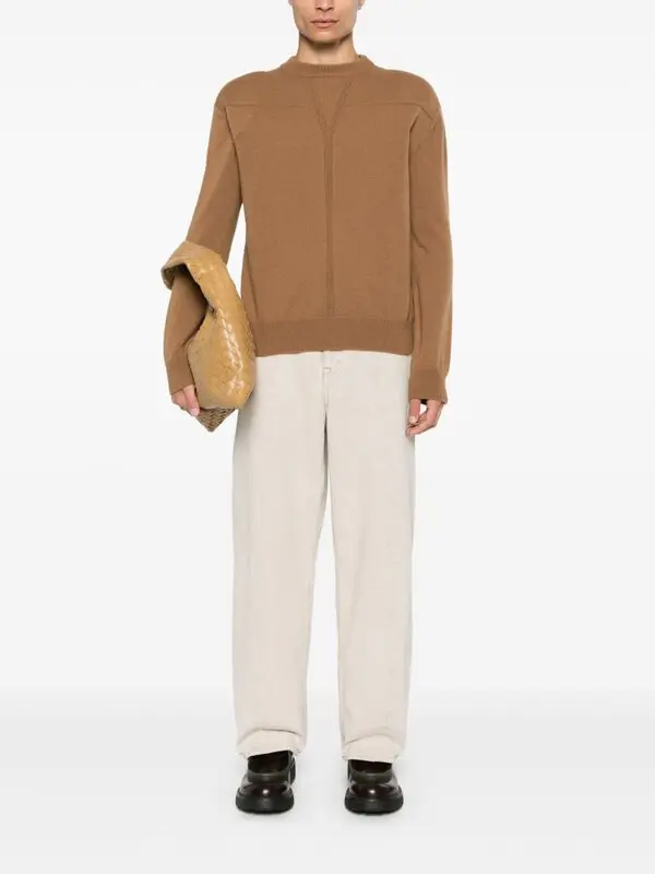 JIL SANDER Crew-neck Sweater - Brown