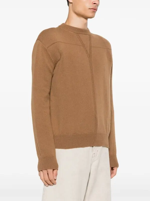 JIL SANDER Crew-neck Sweater - Brown