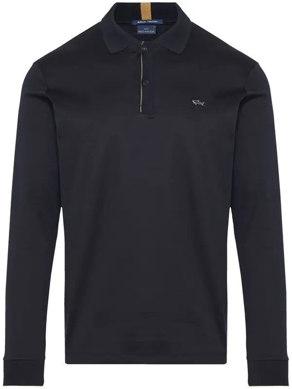 Paul & Shark Appliqué-logo Polo Shirt - Blue