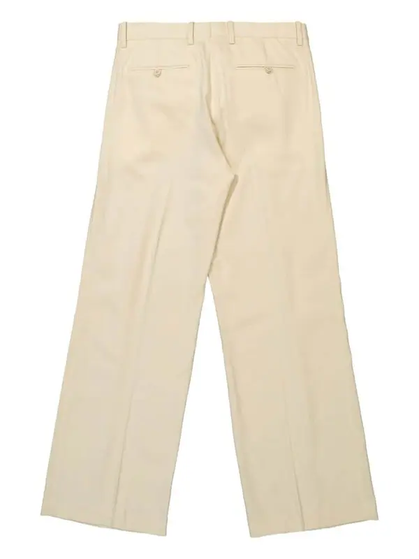Helmut Lang Pressed-crease Straight Trousers