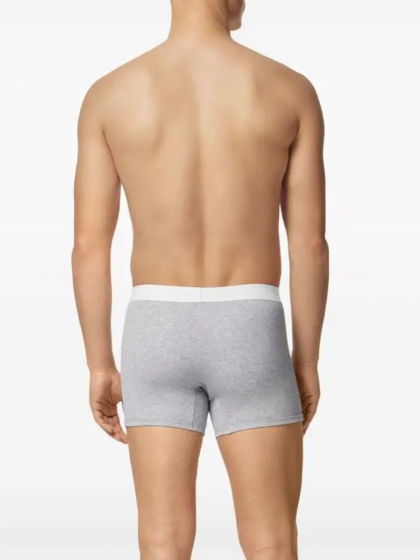 Versace Cotton Ribbed Long Trunks