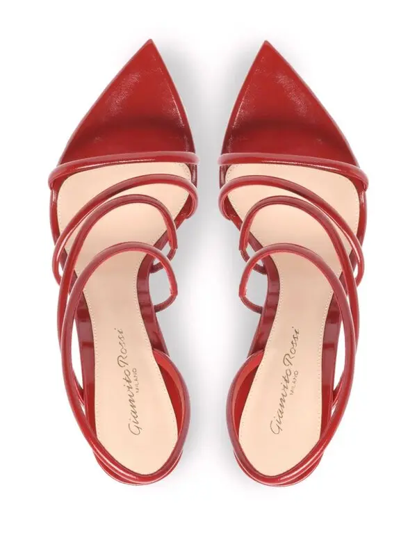 GIANVITO ROSSI 105mm Ettie Sandals - Red