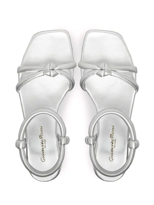 GIANVITO ROSSI Juno 05 Sandals - Silver