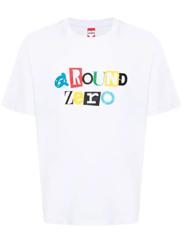 GROUND ZERO Logo-print T-shirt - White
