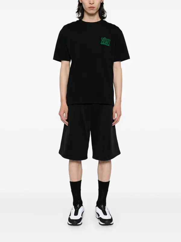 GROUND ZERO Logo-print Cotton T-shirt