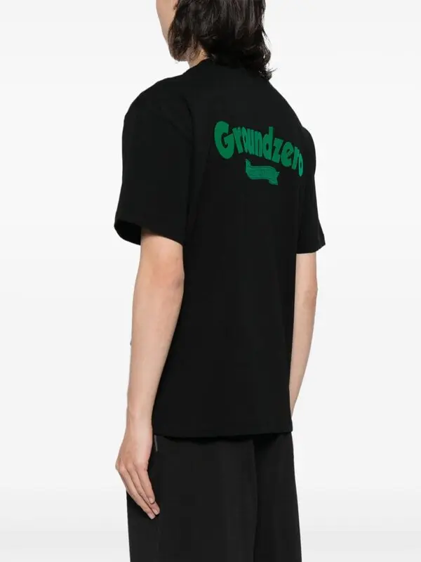 GROUND ZERO Logo-print Cotton T-shirt
