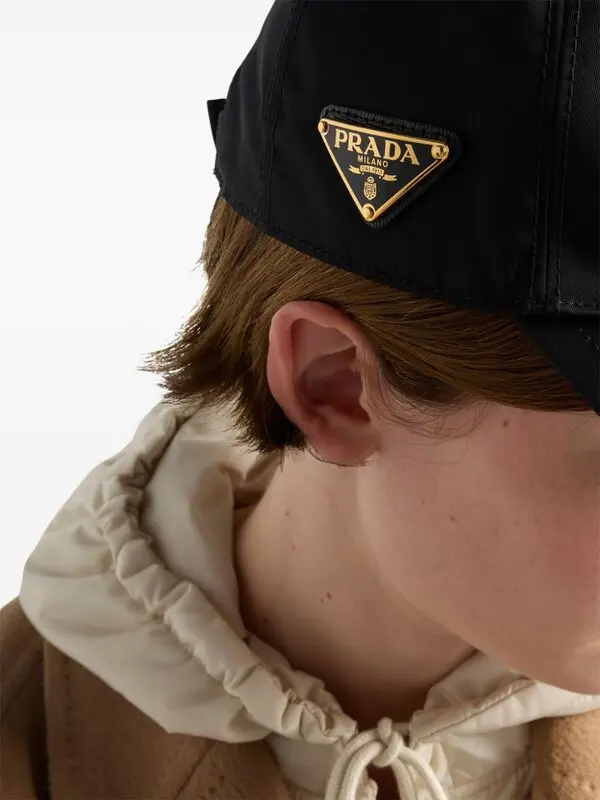 Prada Re-nylon Baseball Cap - Black