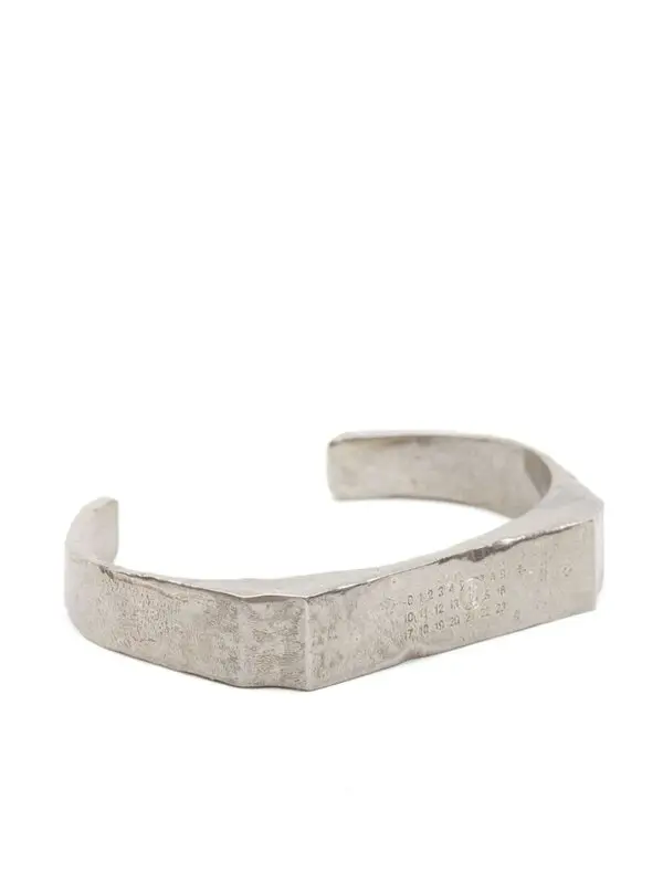MAISON MARGIELA Numbers-motif Cuff Bracelet
