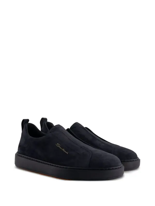 Santoni Slip-on Sneakers - Blue