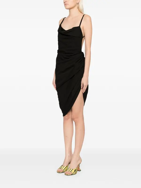 jacquemus saudade asymmetric dress Jacquemus La Robe Saudade mini Dress