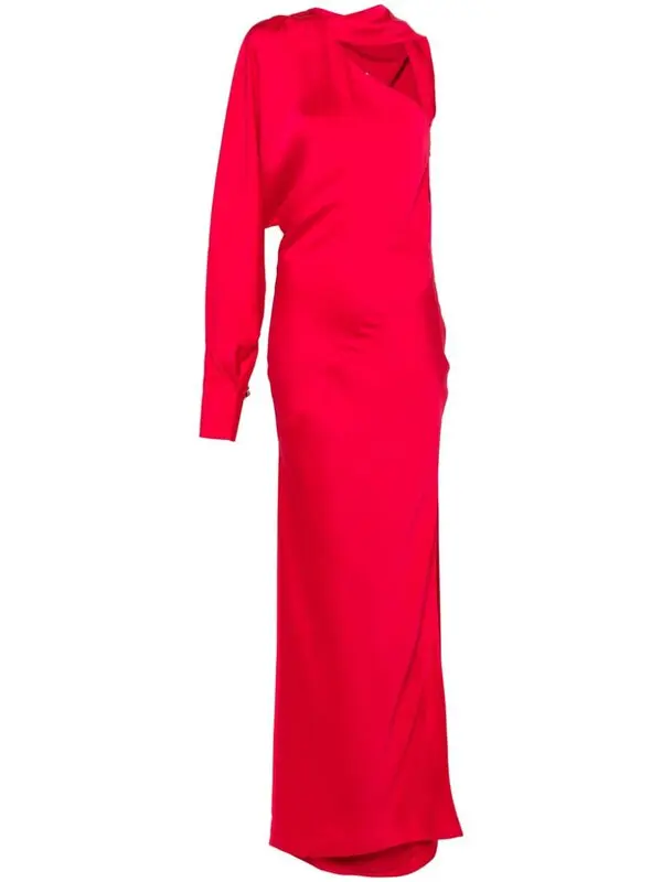 GENNY Satin Maxi Dress