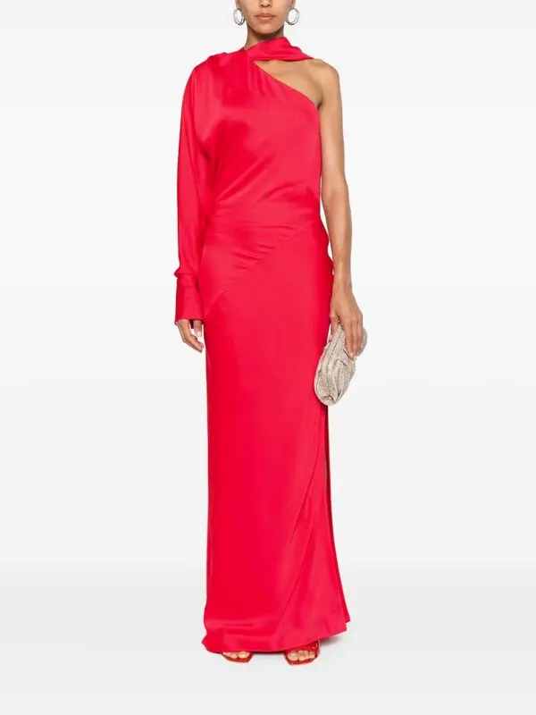GENNY Satin Maxi Dress