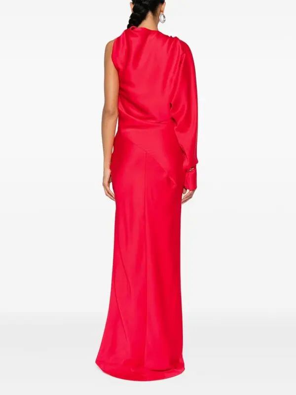 GENNY Satin Maxi Dress