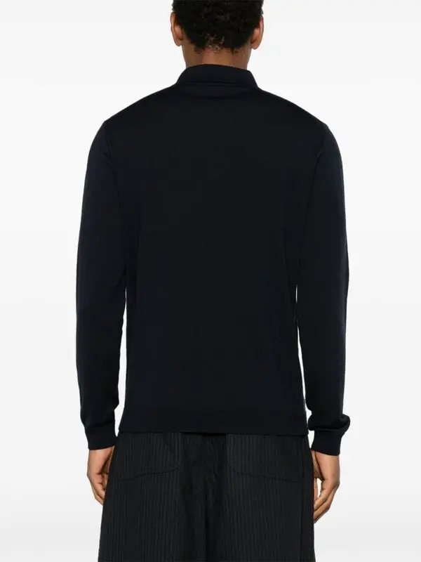 ROBERTO COLLINA Merino Wool Polo Shirt