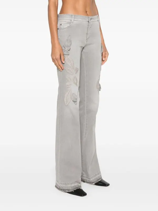 Ermanno Scervino Embroidered Bootcut Jeans