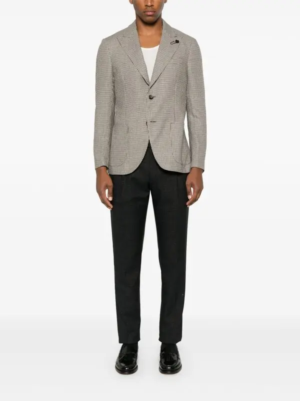 LARDINI Houndstooth Blazer